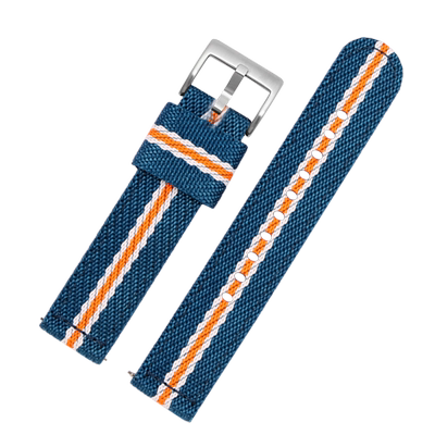 适配欧米茄斯沃琪联名表尼龙表带