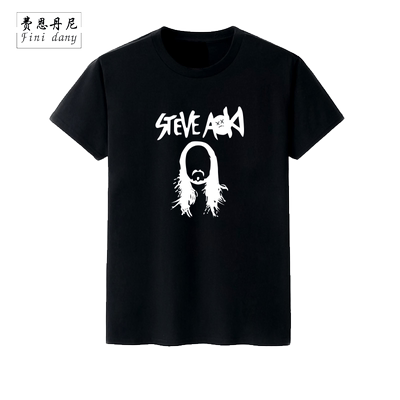 潮摇滚纯棉短袖t恤