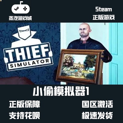 Steam 小偷模拟器一代 Thief Simulator 国区 全球区激活码 CDK