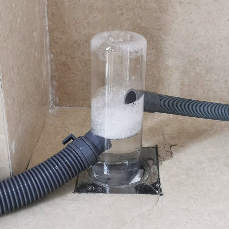 潜水艇洗衣机地漏专用接头两用塞排水管下水道防臭防溢水器三通盖_虎窝淘