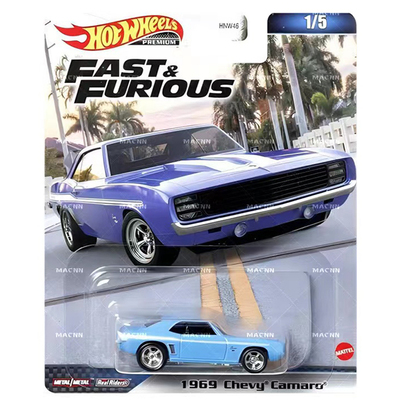 风火轮HotWheels 速度与激情Fast&Furious 1969 CHEVY CAMARO
