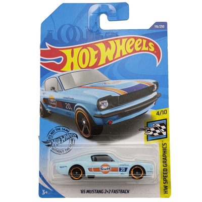 风火轮HotWheels 65 MUSTANG 2+2 FASTBACK海湾福特野马 2020-116