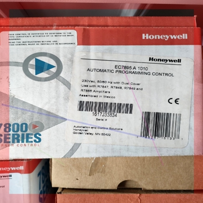 询价!全新霍尼韦尔燃烧控制器EC7895A1010