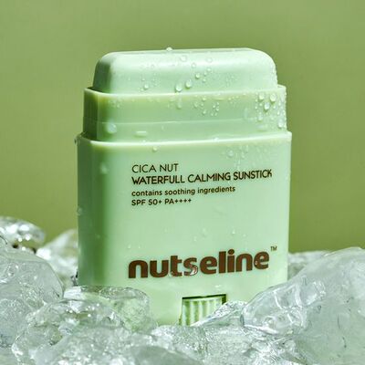 nutseline积雪草水润舒缓防晒棒20g降温镇定防晒霜spf50+韩国直邮