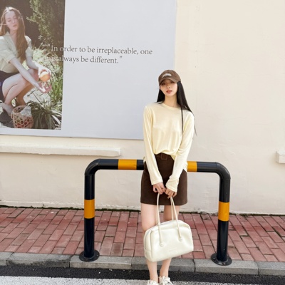 轻松生活·长袖T丨100桑蚕丝丨120支长绢真丝宽松慵懒T恤-MY6789