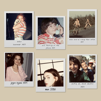 怪奇物语海报StrangerThings周边拍立得风格复古明信片小卡装饰画