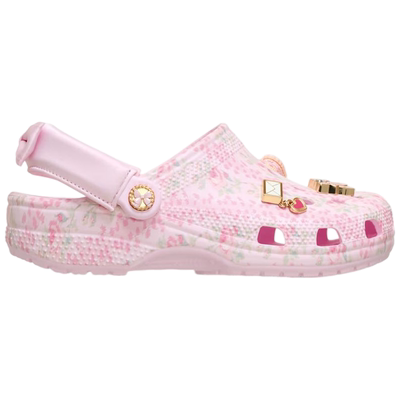 Crocs卡骆驰女鞋洞洞鞋沙滩鞋LoveShackFancy花卉印花包头拖夏季