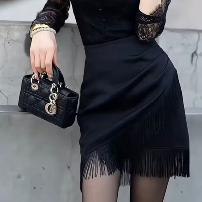 短裙女2025春夏新款高腰半身裙