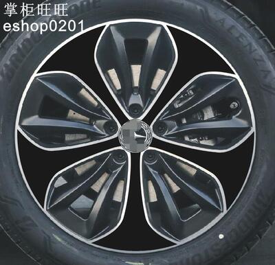 奔驰轮毂碳纤维遮挡车贴