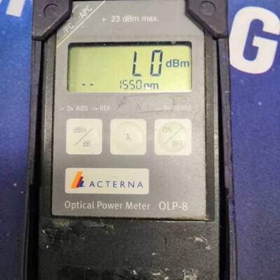 可维修安科特纳(ACTERNA)袖珍型光功率计，功能ok，后盖少电议价