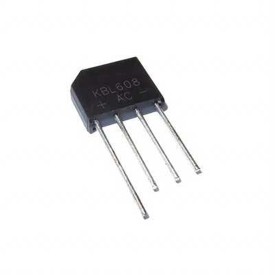 全新直插扁桥整流桥 KBL608 6A/800V DIP-4 整流器 桥堆