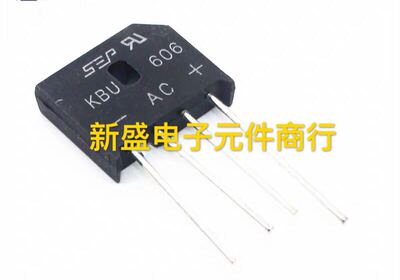正品 全新  KBU606 RS606 KBU607 6A厚体圆脚 整流桥 进口