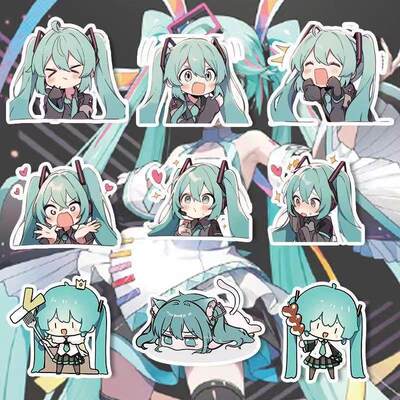 200张初音未来行李箱笔记本电脑