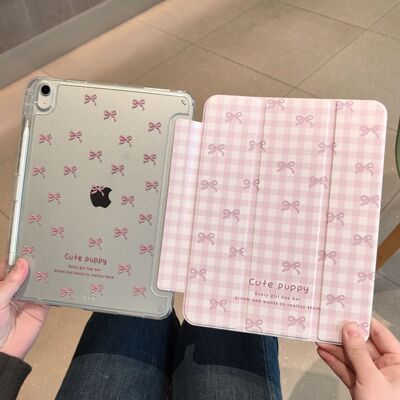 Bow Polka Dot 2026 New iPad Protective Case 适用 iPad Air 8, 11th Gen A16, 10.2 Inch Tablet Cover