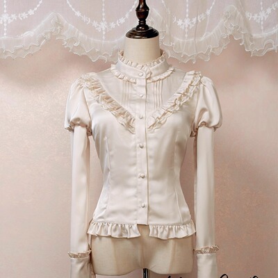 Alice girl原创新款 Lolita 仪仗队盛典 学院风长袖衬衫