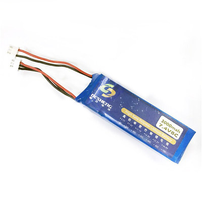 现货 睿思凯FrSky X9D Plus 专用 锂电池 2S 7.4V3000mAh 发射电