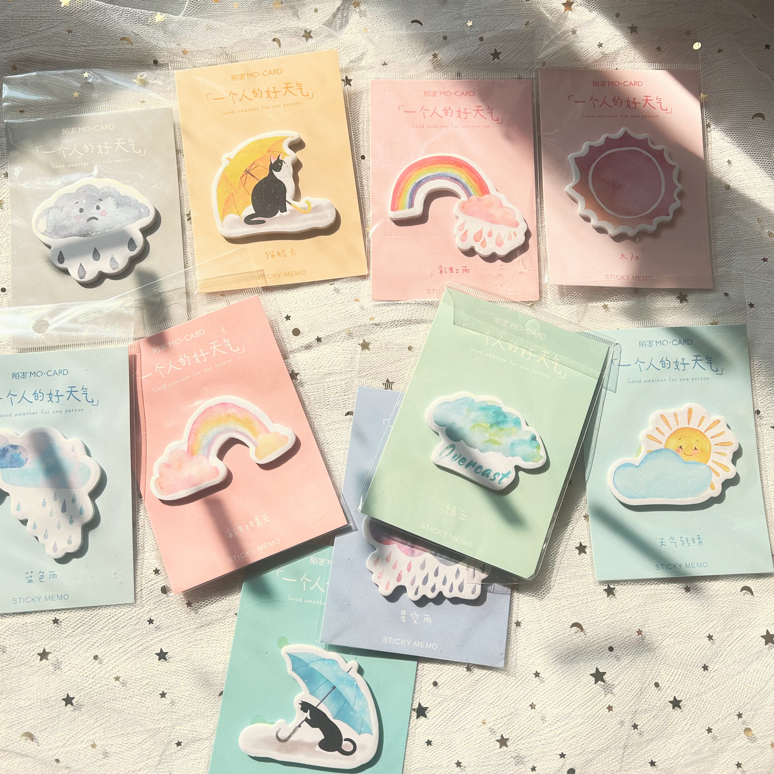 闲语家3本装可爱创意唯美粉少女便签纸学生N次贴便携留言条便利贴