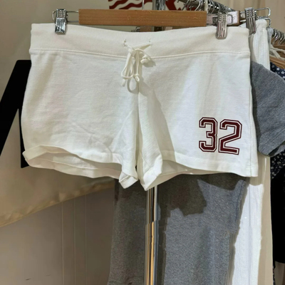 辣妹32印花短裤运动休闲裤