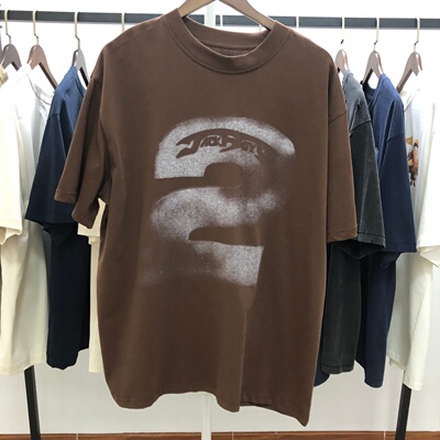 Travis Scott JACKBOYS 2专辑周边系列SS25数字头套短袖T恤男女潮
