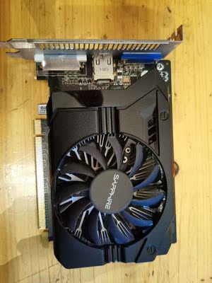 拆机蓝宝石R72401GD5白金版成色不错有要的下