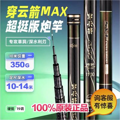 宫川精工穿云箭MAX碳素19调炮竿