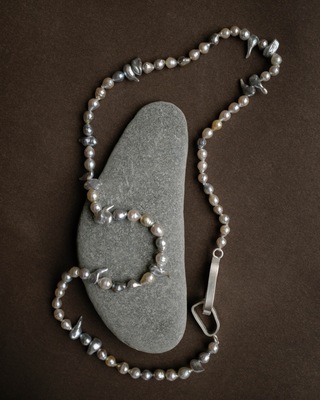 arts&science天然keshi珍珠项链