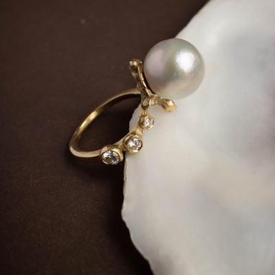 arts&science天然Akoya珍珠戒指