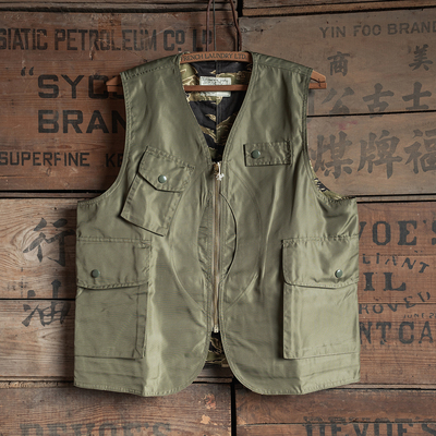 恶犬双面马甲虎纹迷彩背心双面穿