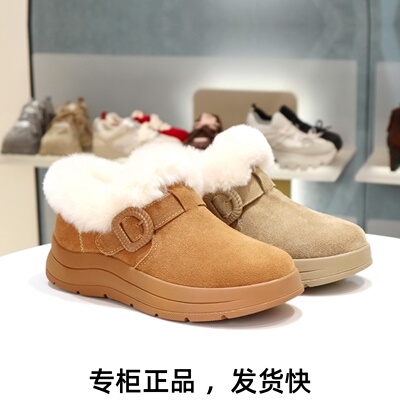 康莉加绒加毛增高保暖棉棉鞋女鞋