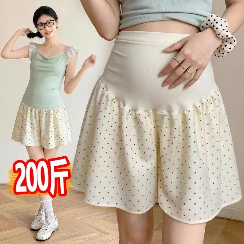 大码孕妇夏季薄款外穿短裤宽松显瘦半身短裙防走光休闲裤裙200斤
