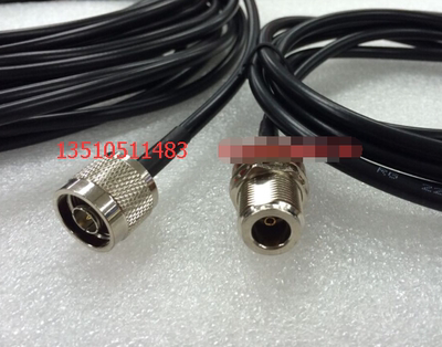 射频同轴工业极N-JKY镀银RG223跳线 AP高频N型母转公延长L16馈线