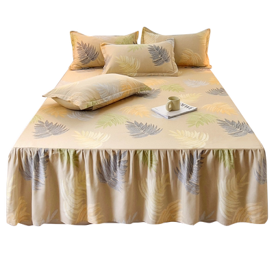 100%全棉磨毛床裙亲肤柔软