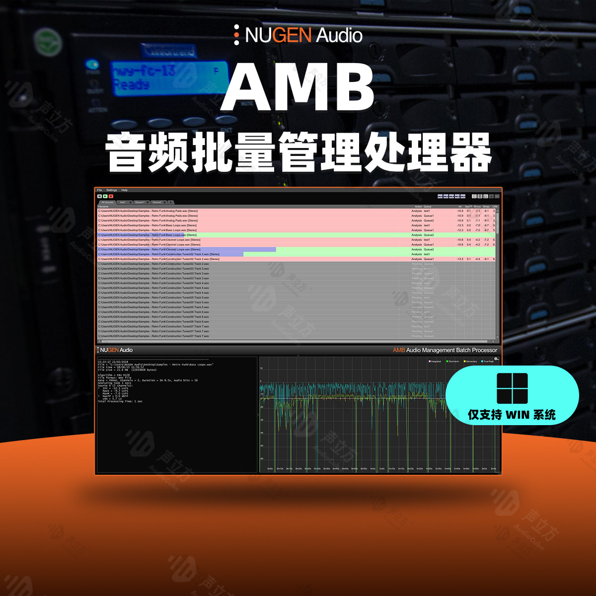 NUGEN Audio AMB 沉浸式音频处理效果录音混音编曲制作插件