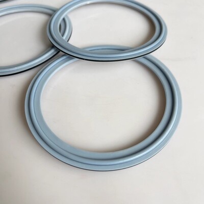 卫生垫片卡箍垫片EPDM加PTFE四氟包覆食品级快装密封Sterk9200
