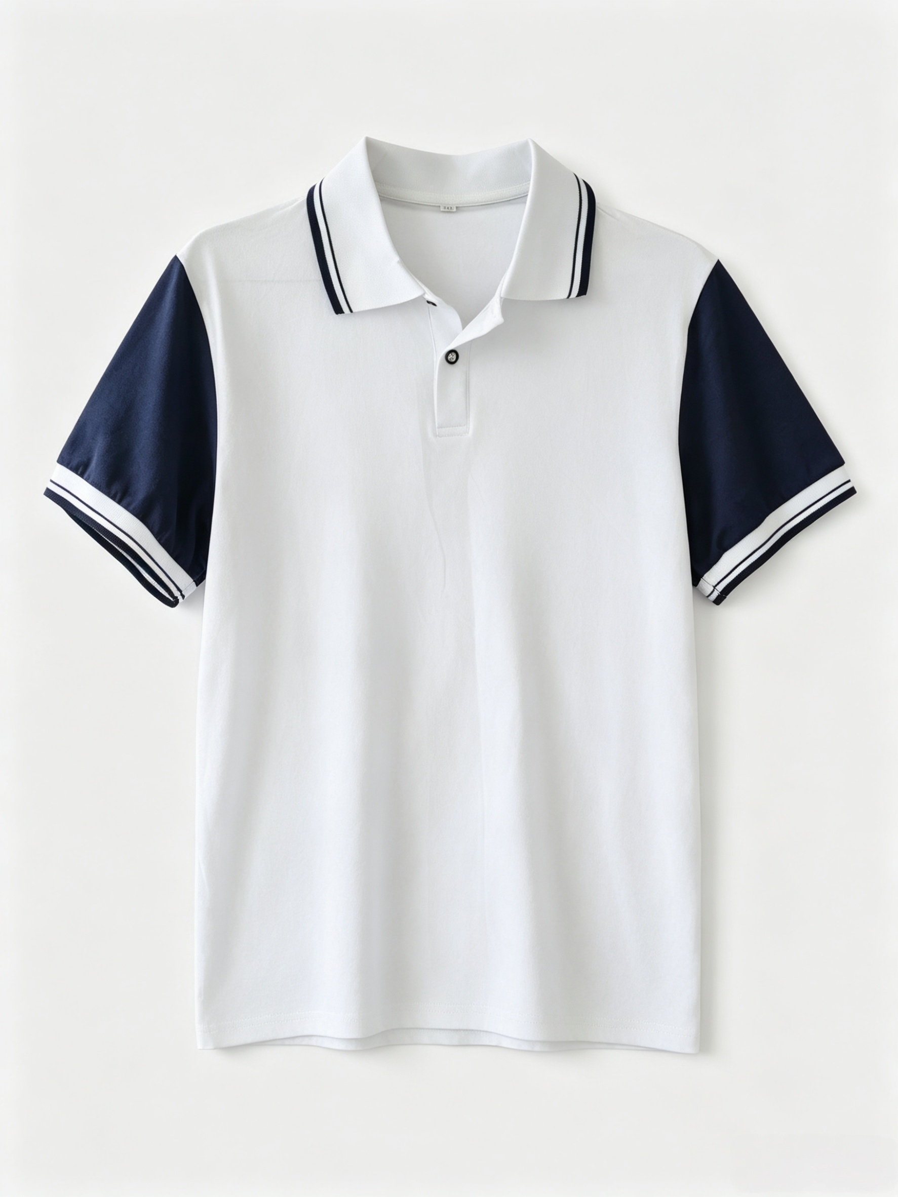 中小学生夏季校服短袖初中生POLO衫高中T恤白班服套装男女童园服