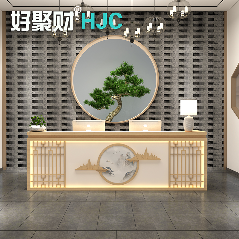 创意服务台中式,创意服务台,服务台效果图(第2页)_大山谷图库