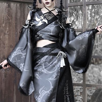 血液供给原创提花麂皮绒上衣