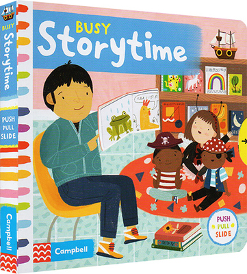 【外图原版】进口英文 英文原版 儿童绘本 Campbel Busy系列 Busy Storytime 纸板 机关 操作活动书 幼儿启蒙 亲子教育互动 撕不烂