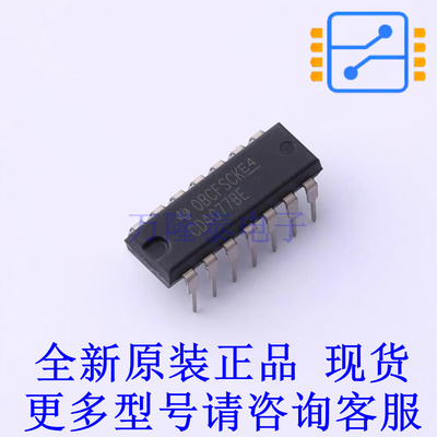 逻辑门 CD4077BE DIP-14 TI全新进口