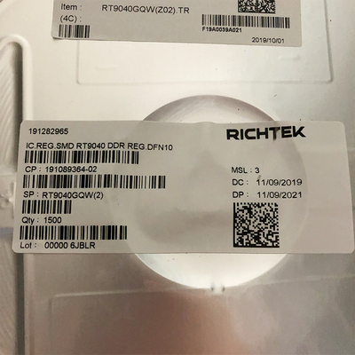 RT9040GQW(2) RICHTEK稳压器-线性 现货供应