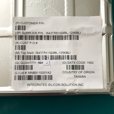 IS43TR81024BL-125KBLI ISSI 存储器 现货供应