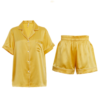 真丝睡衣女短袖短裤19姆米