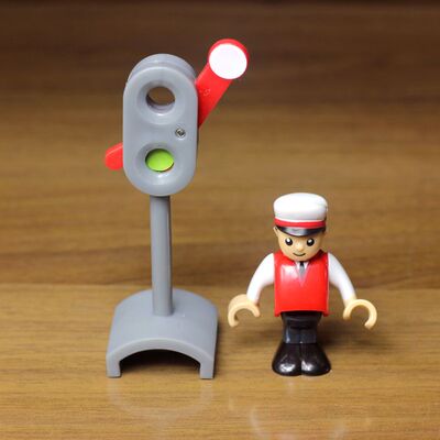 BRIO正品散货公仔兼容宜家轨道