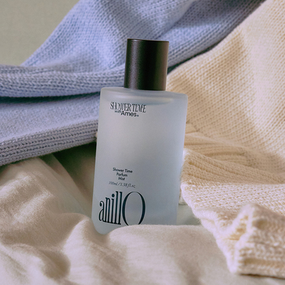 蓝色木质身体香水香氛疗愈木质香