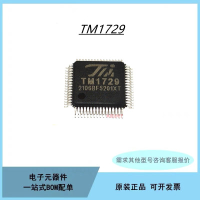 TM1729 LQFP-64封装 LCD数码管显示驱动IC控制芯片 拍前咨询