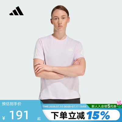 adidas阿迪达斯速干健身跑步ADI365半截袖2026夏女短袖T恤 KS5048