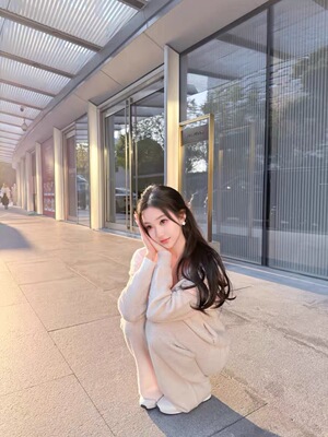 软软小阿巴～Na纱线定染浅灰紫 羊绒肌理感保暖帽衫