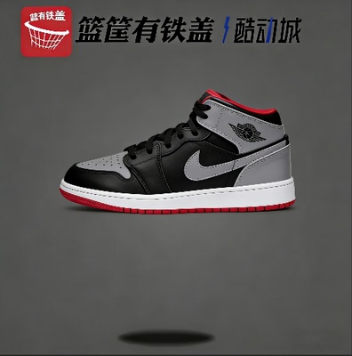 NIKE耐克AIR JORDAN 1 MID大童运动鞋休闲鞋DQ8423-006