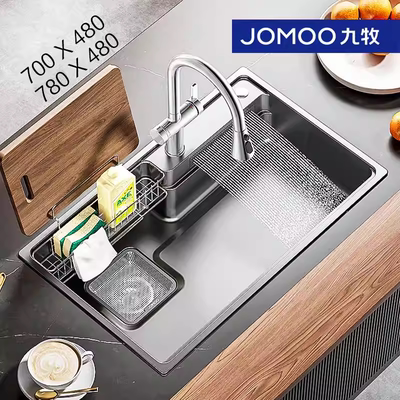 JOMOO九牧不锈钢抗刮单槽洗碗池