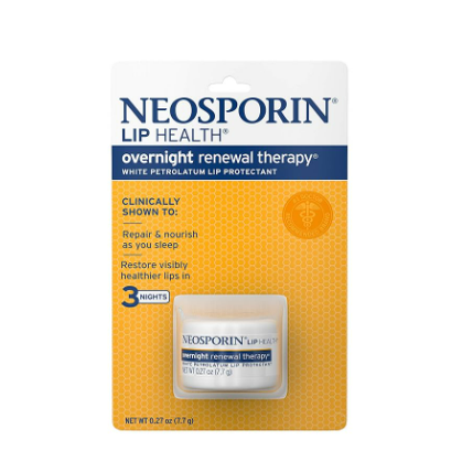 国现//美国Neosporin夜间滋润修护唇膏保湿滋润淡化唇纹7.7g
